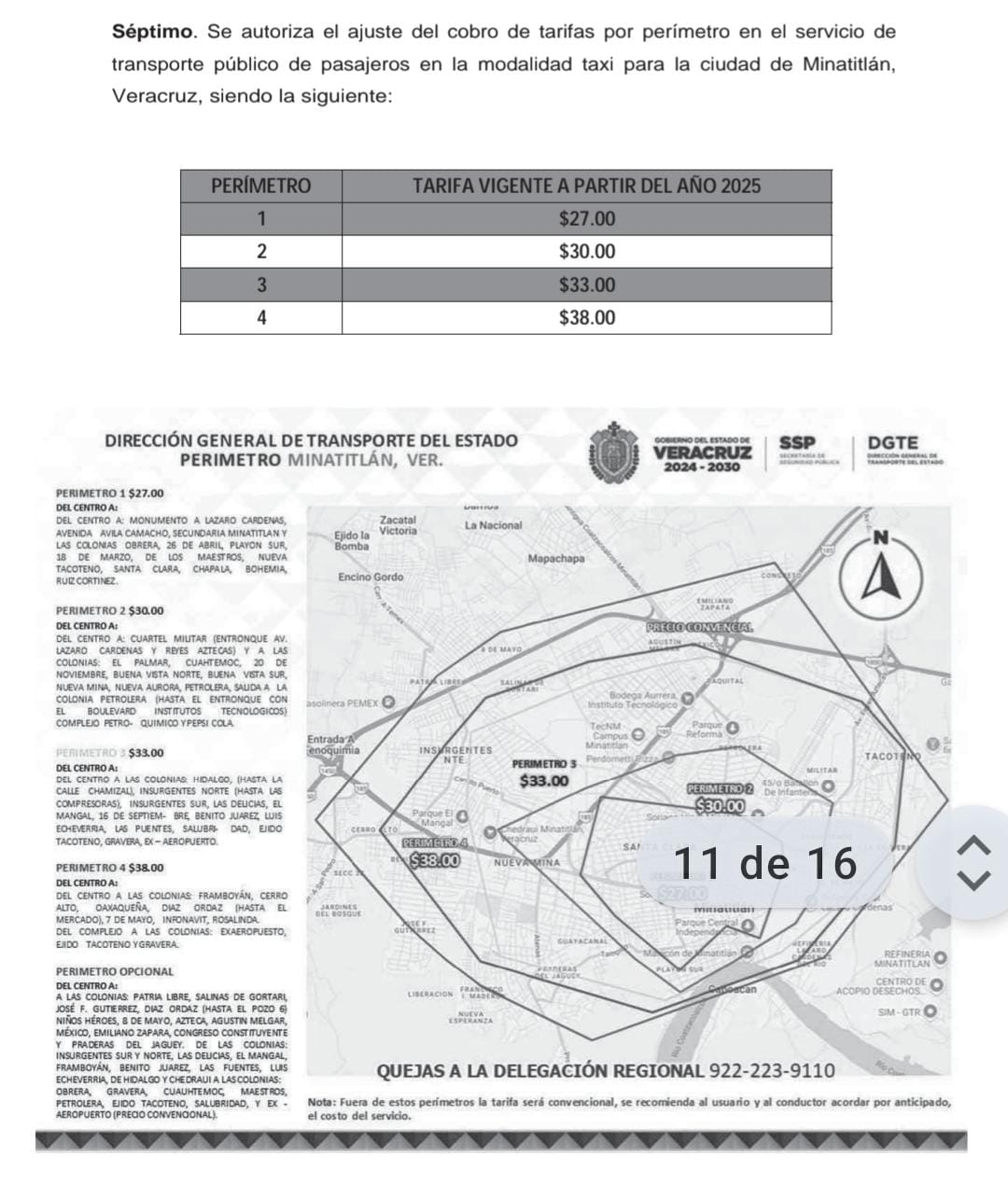 Fija gobierno de Veracruz nuevas tarifas, la mínima será de 27 y la ...